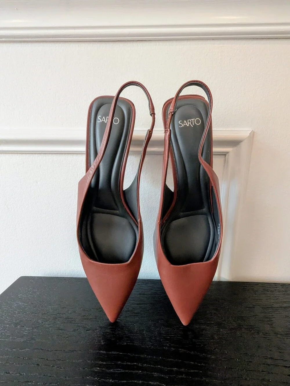 Franco Sarto | Shoes | Franco Sarto Slingback Pointed Toe Kitten Heel ...